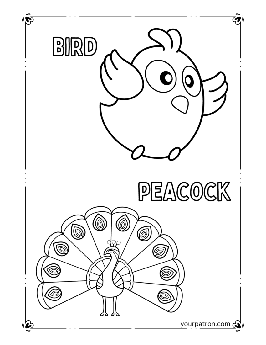 10 Free Printables Coloring Sheets Farm Animals - YourPatron