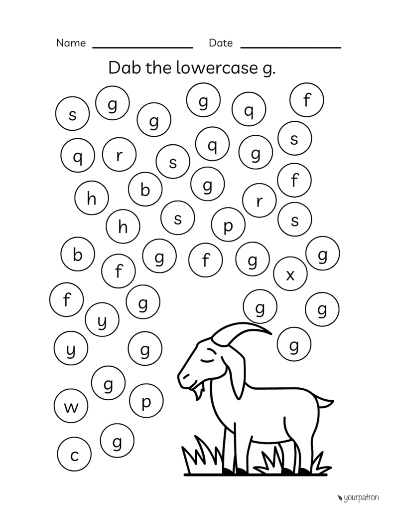 Free Engaging Lowercase Alphabet Practice Activities - YourPatron