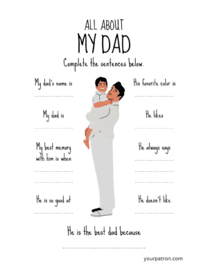 7 Educational & Engaging Fathers Day Worksheets Free Download - YourPatron