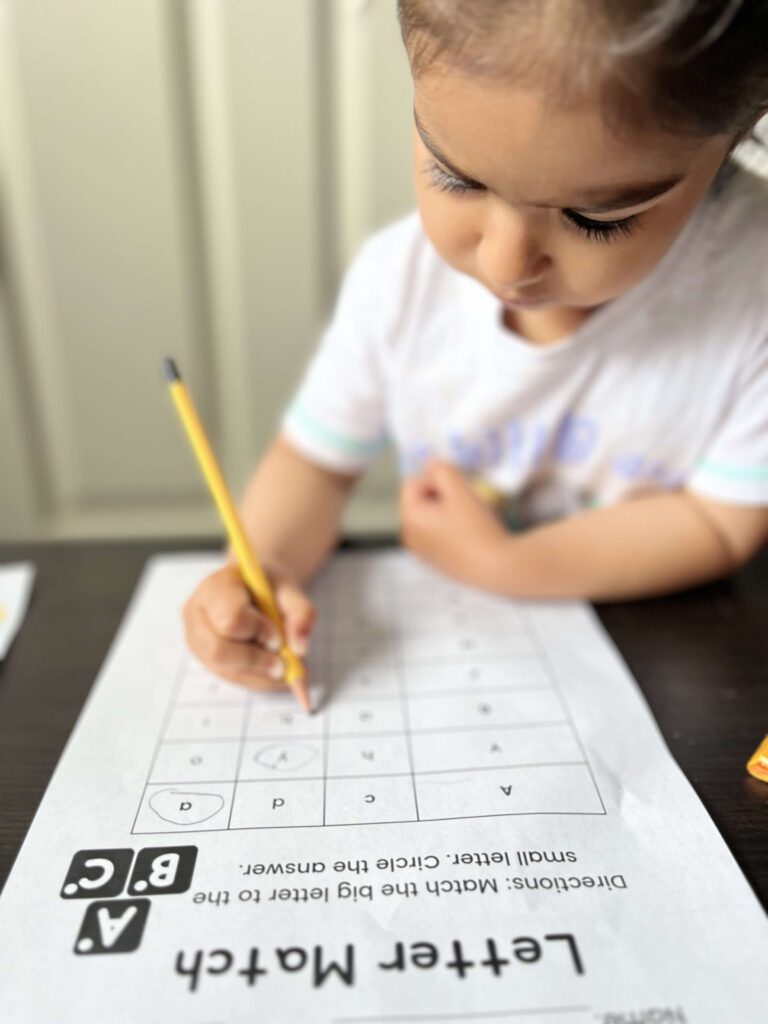 Free Alphabet Matching Worksheets For Preschool - YourPatron