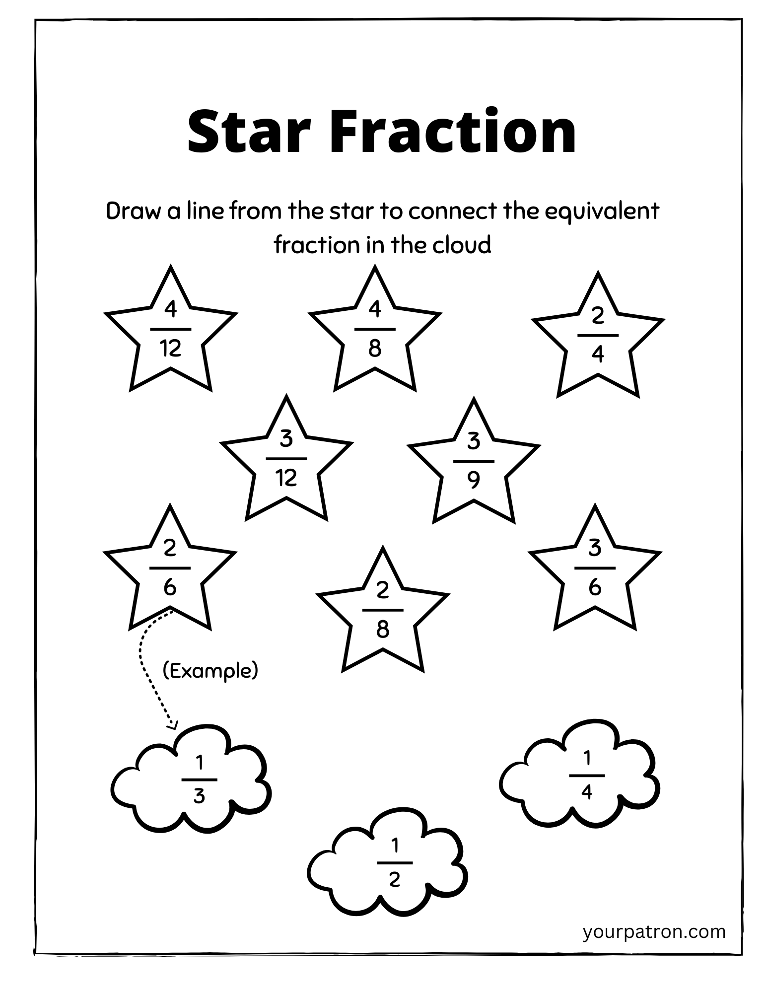 Download Free Worksheets On Fractions Grade 2 - YourPatron