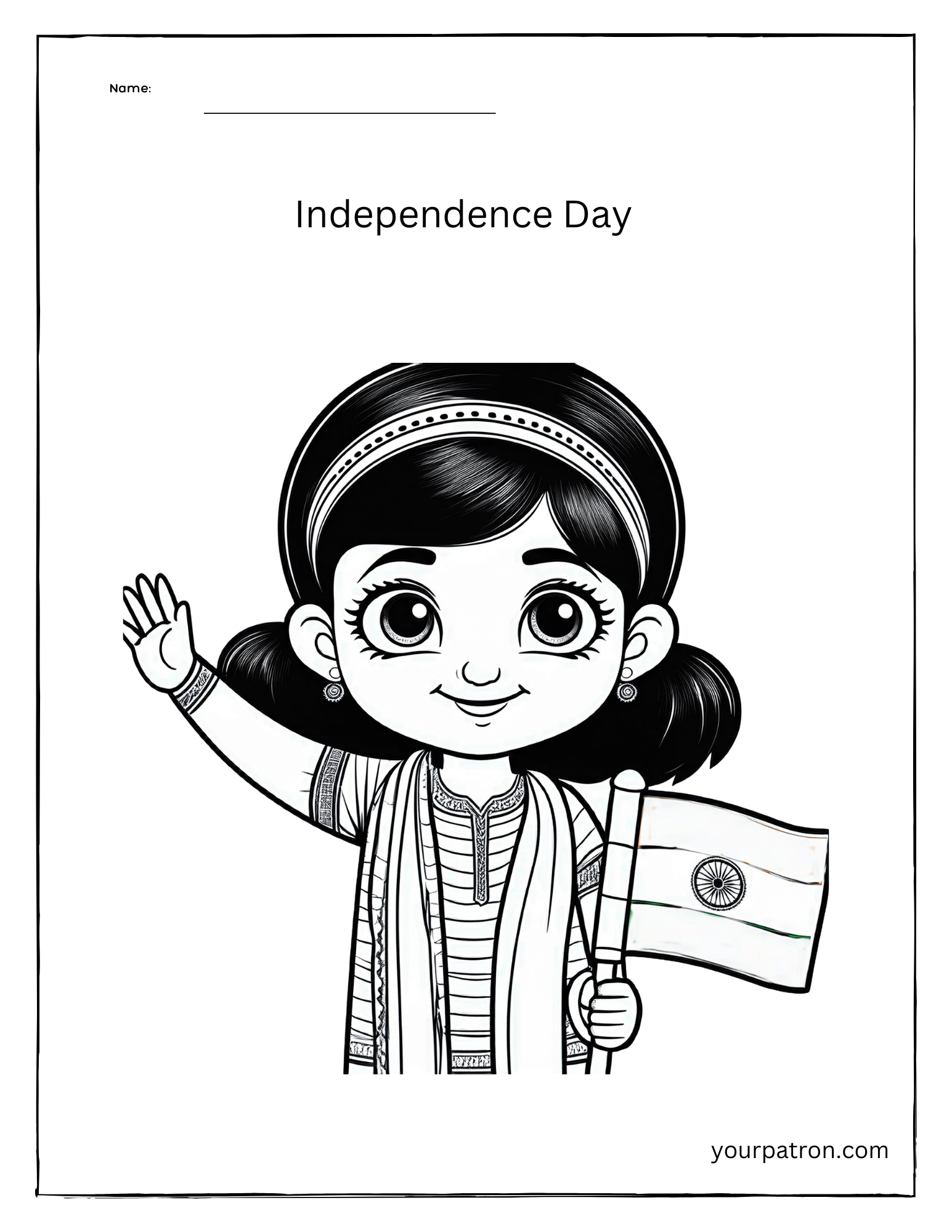 Download Free - 6 Indian Independence Day Worksheets - YourPatron