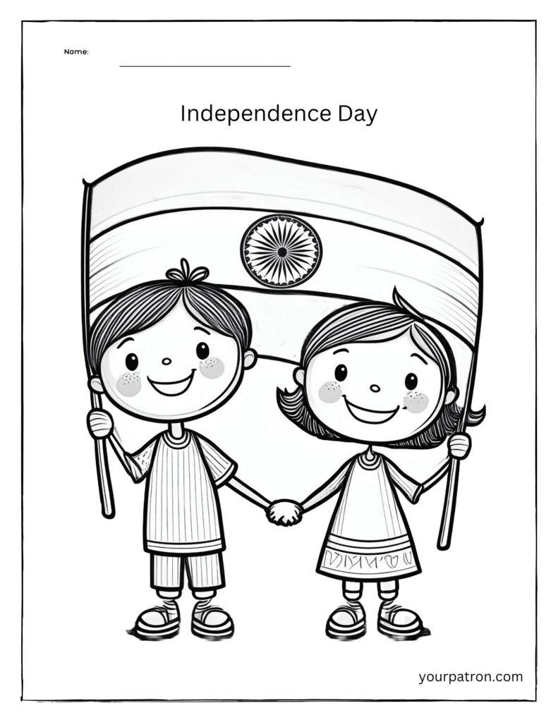 Download Free - 6 Indian Independence Day Worksheets - YourPatron