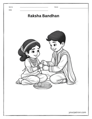 Download Free 7 Raksha Bandhan Printable Worksheets For Kids - YourPatron