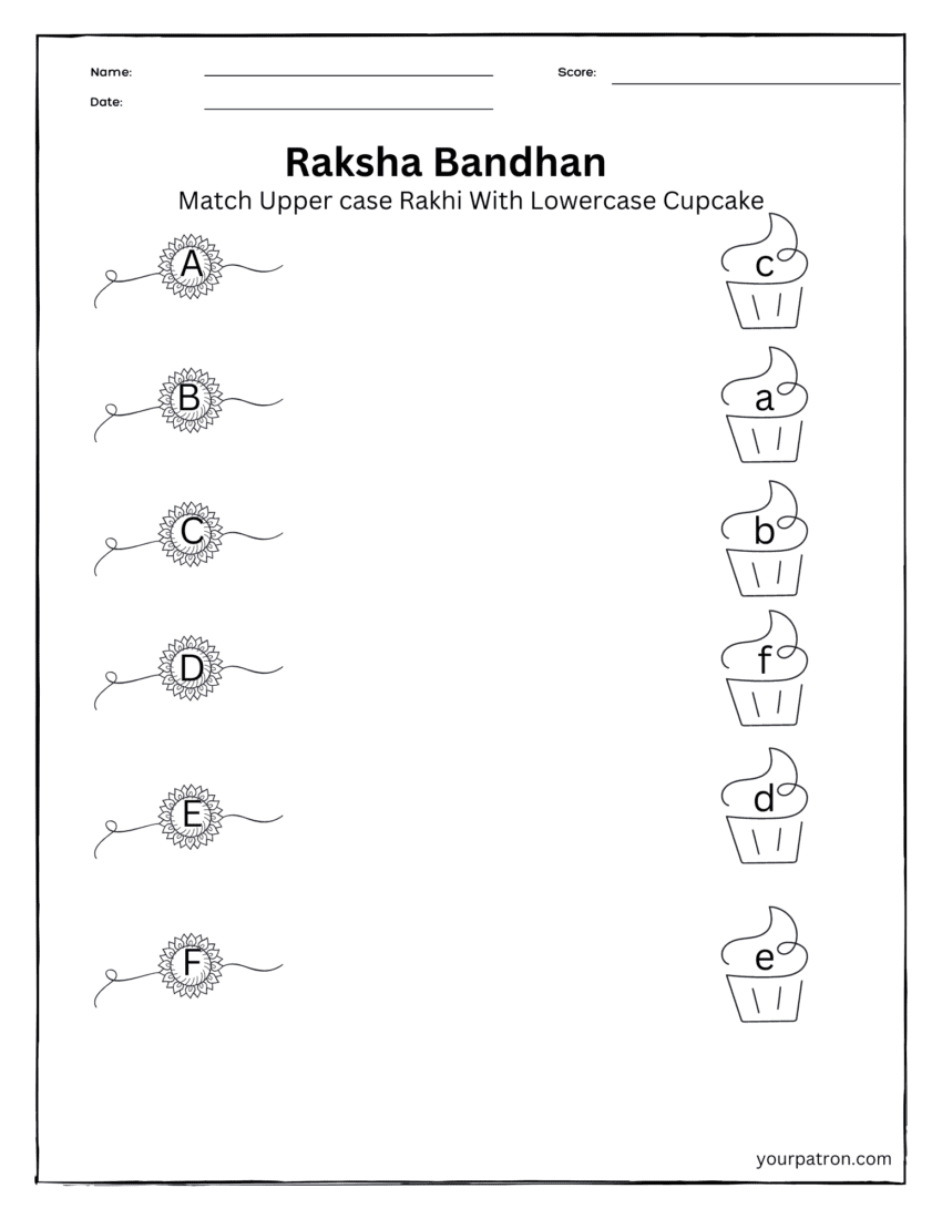 Download Free 7 Raksha Bandhan Printable Worksheets For Kids - YourPatron