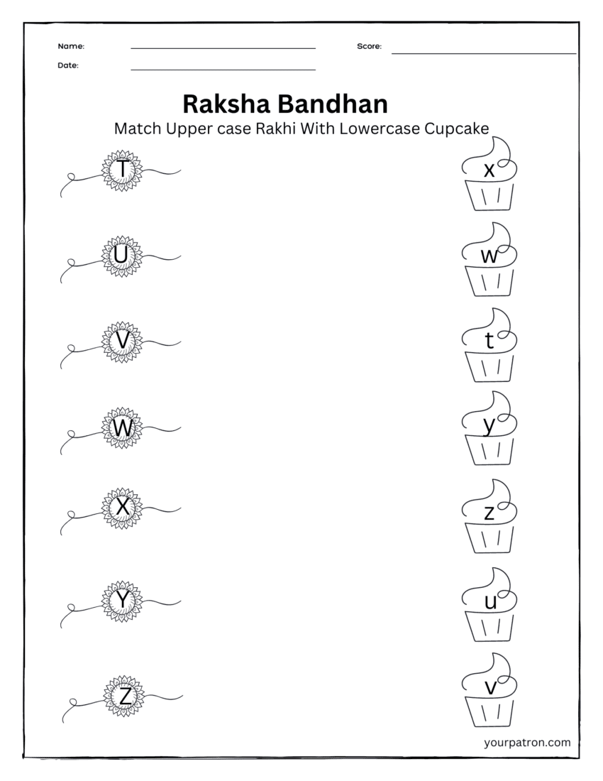 Download Free 7 Raksha Bandhan Printable Worksheets For Kids - YourPatron