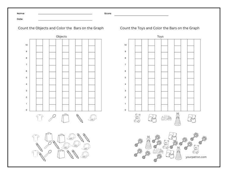 Free Picture Graph Worksheets – Count And Color Activity For ...
